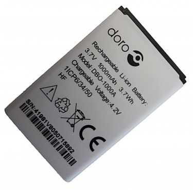 Doro 2404 original battery DBO-1000A 1000 mAh, bulk:LetsMobilais.lv